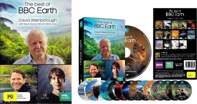 THE BEST OF BBC Earth David Attenborough DVD 14 Disc Box Set BBC R4 VGC ...
