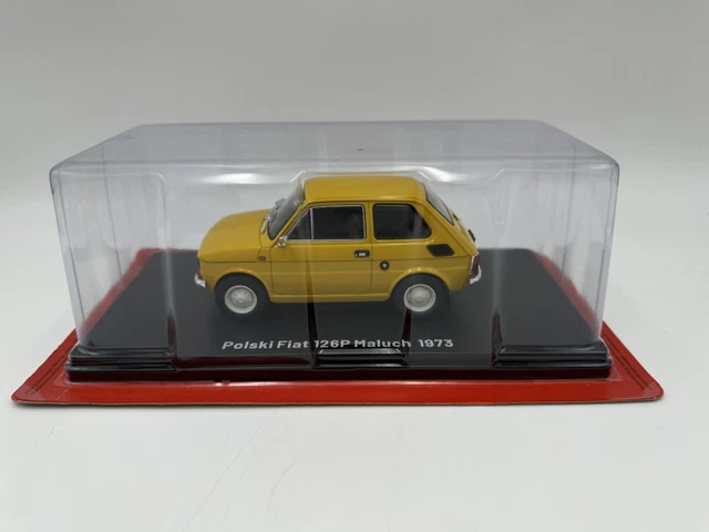 DIE CAST & Polski Fiat 125P Maluch 1973 " Automobile De Neuitat Skala 1 ...