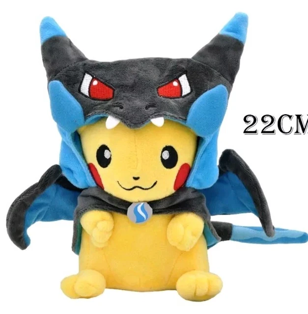 POKÉMON PIKACHU 22CM Plush Charizard X Cosplay Cute Cuddly Soft Toy £13 ...