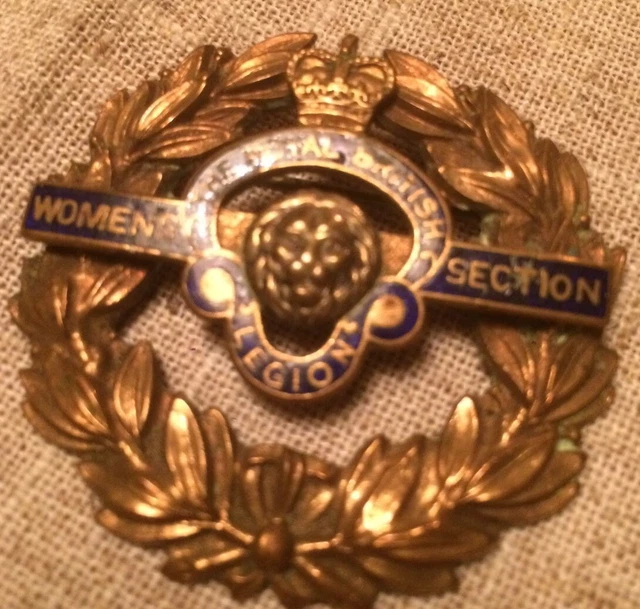 ROYAL BRITISH LEGION Women's Section Pin Badge £3.20 - PicClick UK
