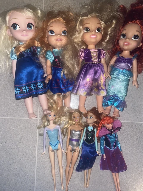 DISNEY TODDLER LARGE Doll Frozen Rapunzel Ariel Bundle @ Other Smaller ...