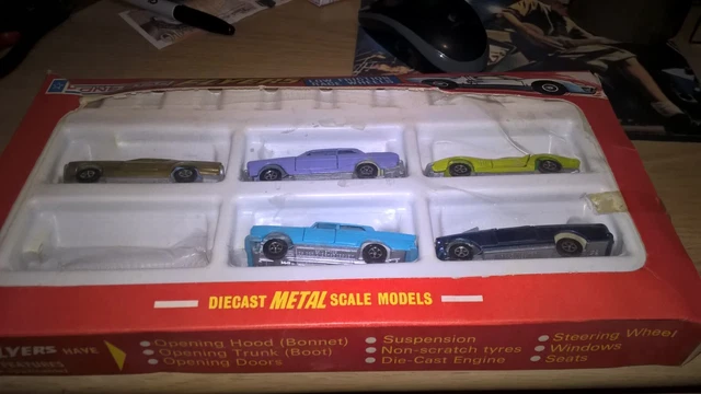 LONE STAR FLYERS die cast model set 1970's retro set 5 cars £343.00 ...