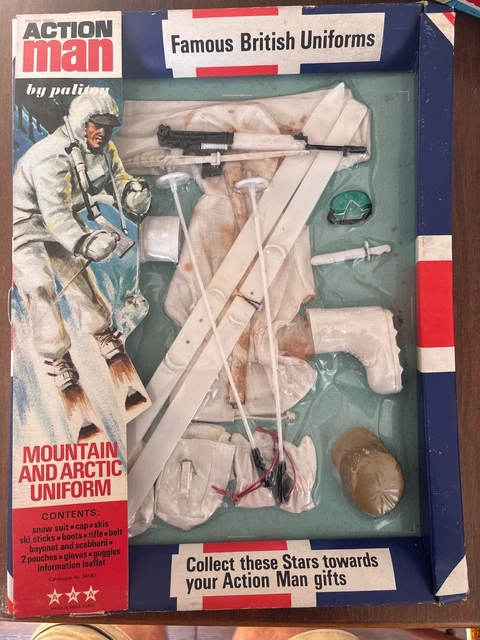 VINTAGE EARLY ACTION Man Palitoy Royal Marines Mountain and Artic ...