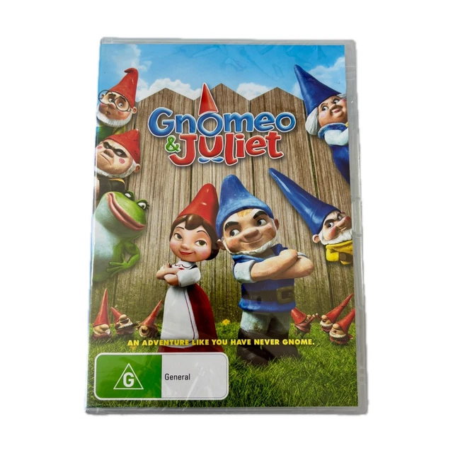 GNOMEO & JULIET DVD Region 4 PAL Brand New Sealed Free Tracked Postage ...