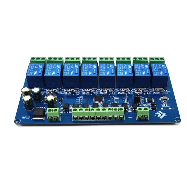 MODBUS RTU 8 Channel Relay Module RS485/TTL UART 8CH-Input 8CH-Output £12.31 - PicClick UK