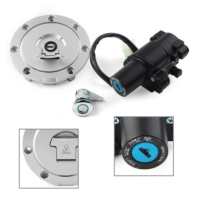 FOR HONDA CB500 CB600F CBR250R Ignition Switch Fuel Gas Cap Seat Lock ...