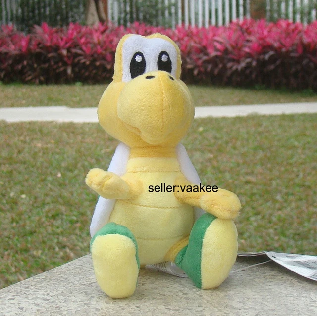 NINTENDO SUPER MARIO Bros Green Troopa Koopa 6" Turtle Plush Toy Stufed Doll £12.19 - PicClick UK