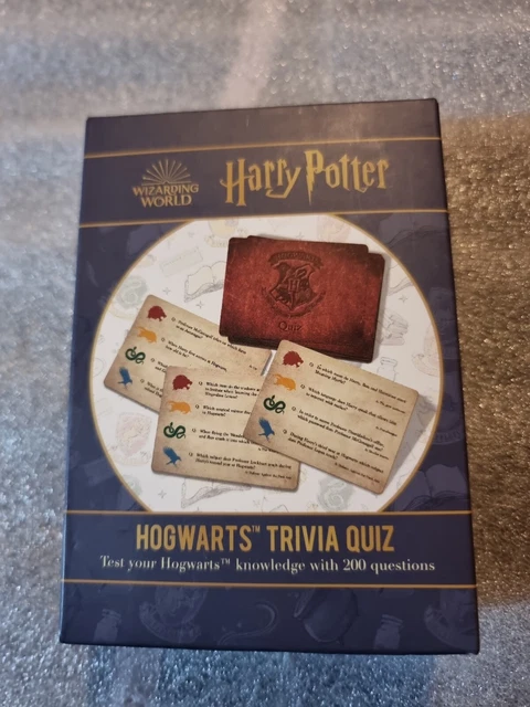 HARRY POTTER HOGWARTS Trivia Quiz 200 Wizarding World Question Game £7. ...