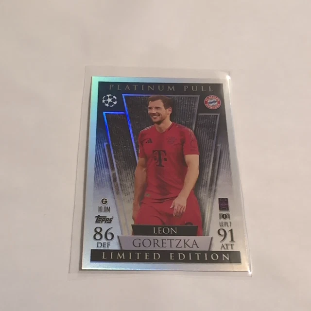 TOPPS MATCH ATTAX 2024-2025 24/25 Leon Goretzka Platinum Pull Bayern ...