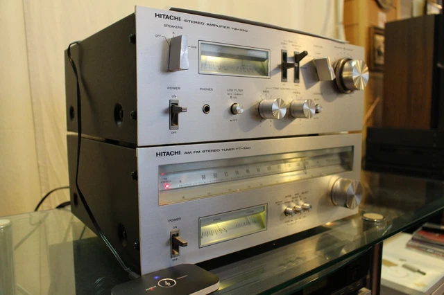 VINTAGE STEREOANLAGE HITACHI Ha-330 Hitachi Ft-340 *Japan * Gewartet ...