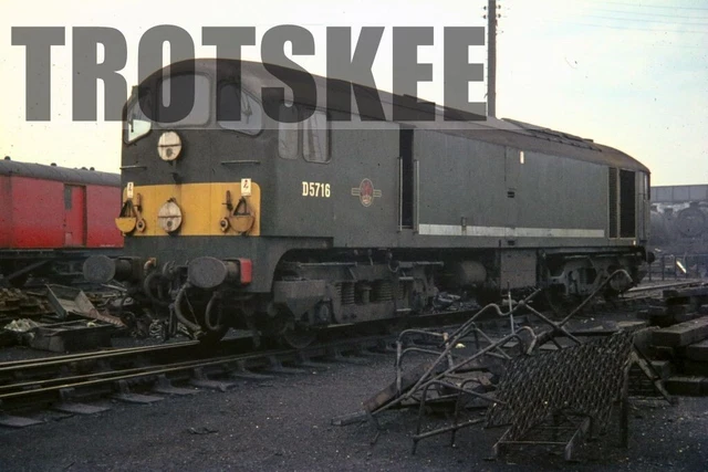 35MM SLIDE BR British Railways Diesel Loco Class 28 D5716 1967 Original ...