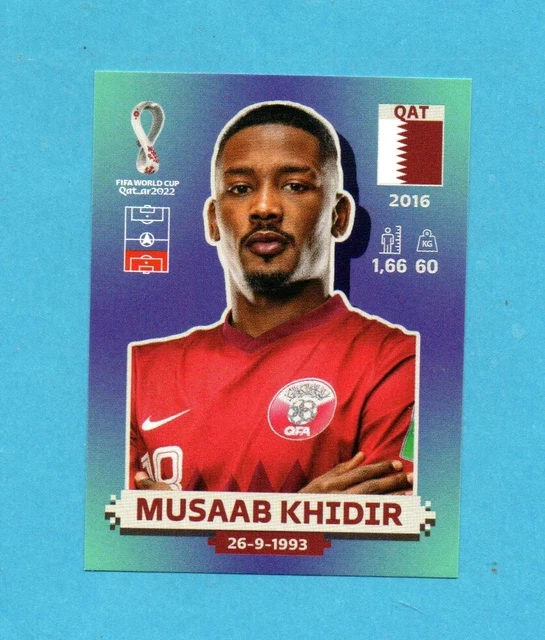 PANINI-QATAR 2022 WC-FIGURINA QAT8- KHIDIR -QATAR-NEW VELINA BLU EUR 1 ...