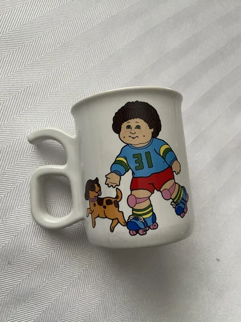 VINTAGE CABBAGE PATCH Kids Mug 6 Handle 1984 Japan/1985 Edition EUC $14 ...