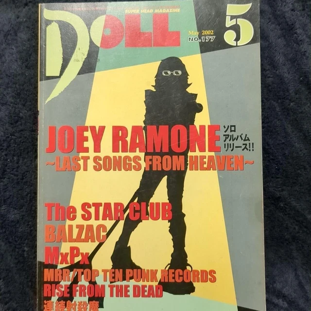 JOEY RAMONE RAMONES Punk Rock DOLL Magazine May 2002 Cover & Feature ...