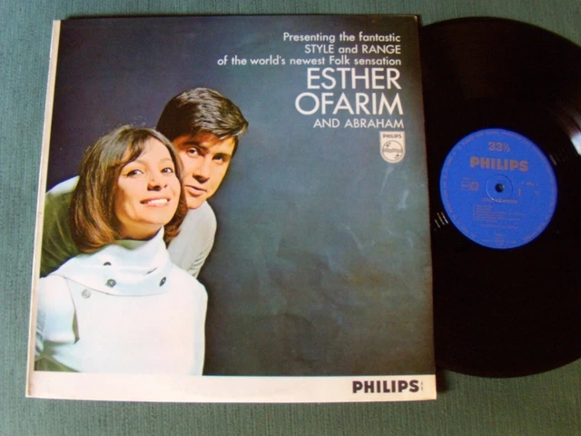 ESTHER AND ABRAHAM Ofarim - Folk LP Mono Holland Press 1963 Philps P ...