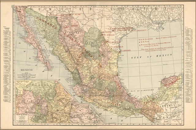 POSTER, MANY SIZES; Map Of Mexico 1913 EUR 26,63 - PicClick FR POSTER, MANY SIZES; Map Of Mexico 1913 EUR 26,63 - PicClick FR