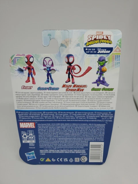 MARVEL SPIDEY AND his Amazing Friends Miles Morales spinn Spiderman 4 ...