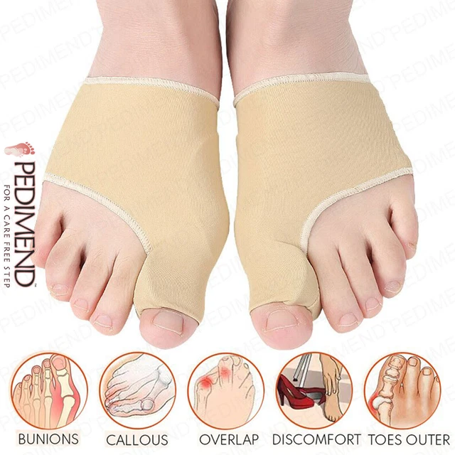 BIG TOE GEL Pad Protector Sleeves for Hallux Valgus, Arthritis Bunion ...