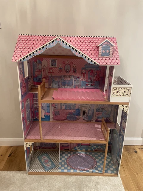 LARGE DOLLS HOUSE Plus Furniture £36.63 - PicClick UK