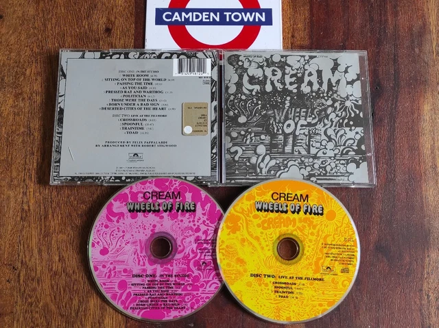 CREAM / ERIC Clapton - Wheels Of Fire (Cream Remasters) 2X Cd Perfetto ...