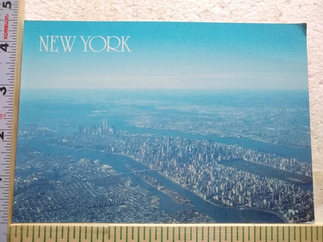 POSTCARD AERIAL VIEW NYC NY USA £11.63 - PicClick UK