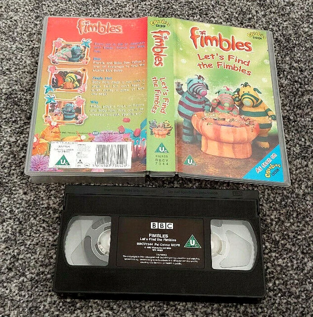 FIMBLES LETS FIND The Fimbles Bbc Video Pal Vhs Video Kids Children EUR ...