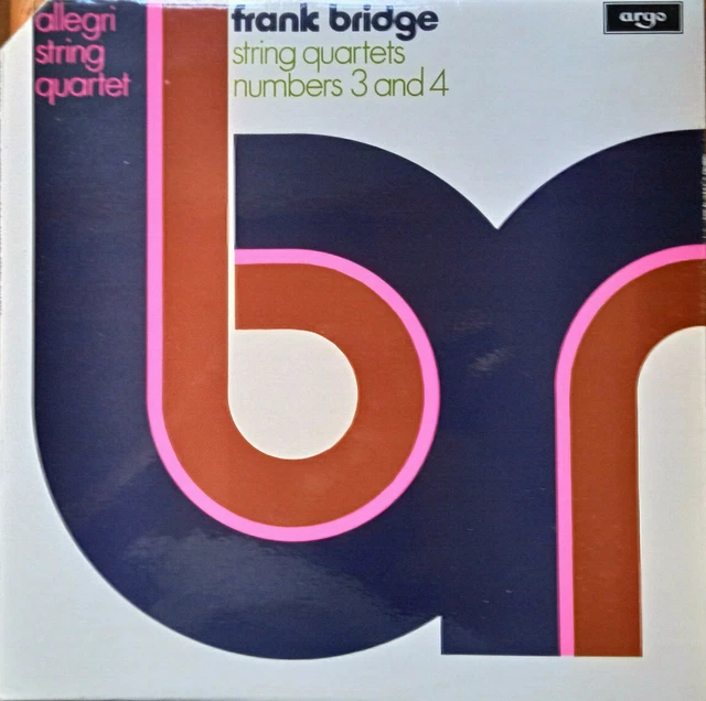 ARGO STEREO ZRG 766 Frank Bridge String Quartets Nos 3 & 4 *Allegri Qt ...
