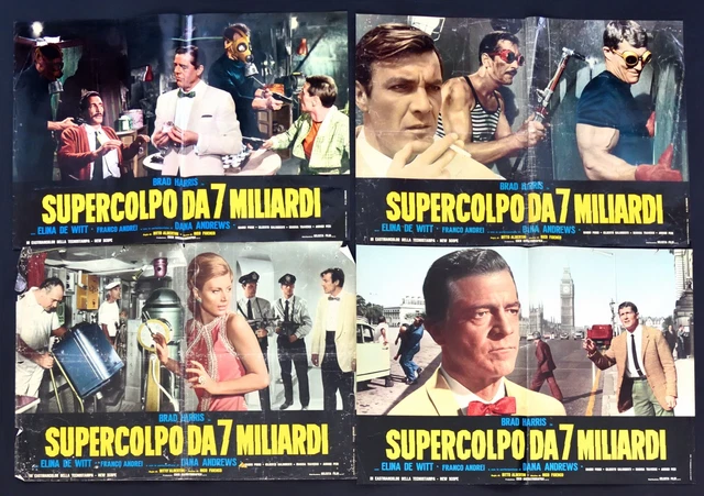 FOTOBUSTA TERRIBLE COUP De 7 Milliards Bitto Albertini Brad Harris ...