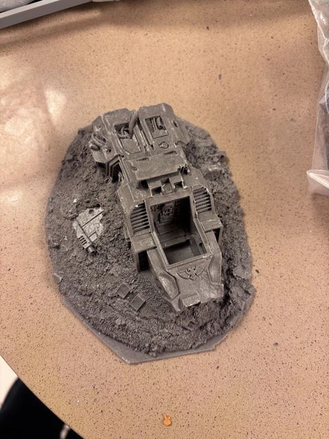 CRASHED LAND SPEEDER Tempest forge World Terrain rare New Unpainted ...