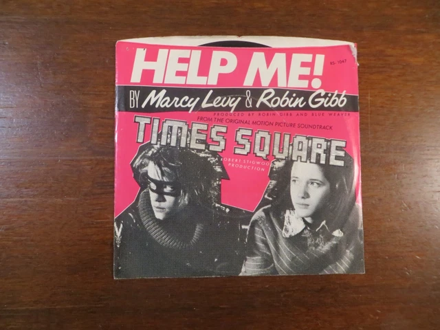 1980 RSO RS 1047 Help Me 45 Record Marcy Levy Robin Gibb Times Square ...