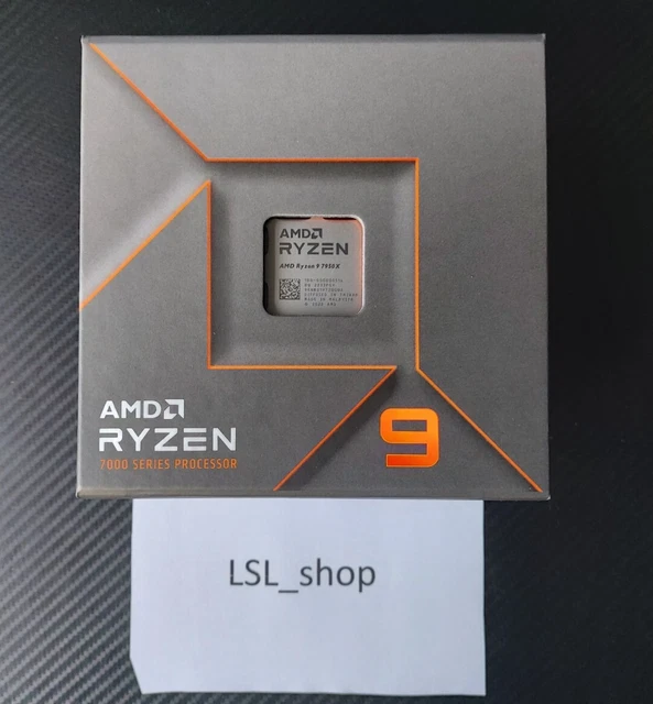 AMD RYZEN 9 7950X (Socket AM5) Socket AM5 16 Cores (32 Threads) £560.00 ...