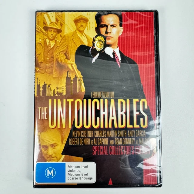 THE UNTOUCHABLES (DVD 1987) Kevin Costner Sean Connery Andy Garcia Reg ...