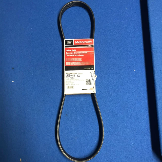 NEW OEM FORD Motorcraft Serpentine Belt , F1Ez-8620-A , Jk6-441 £18.30 ...