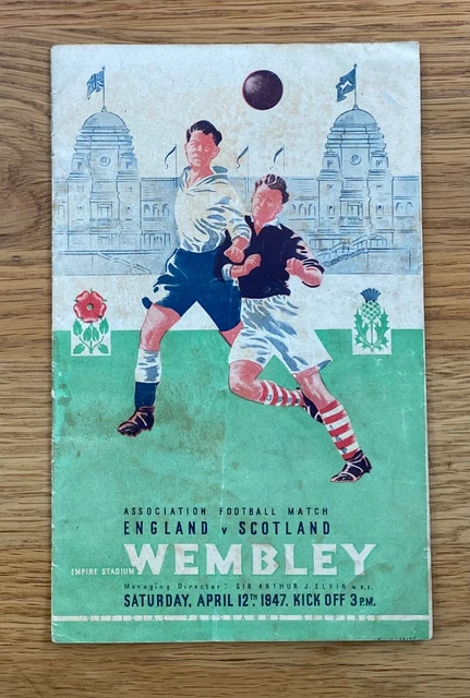ENGLAND INTERNATIONAL FOOTBALL PROGRAMMES - 1947-78 x 45 - VERY GOOD £ ...