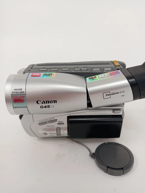 CANON G45 HI8 Video Camcorder Silver With Battery & Charger Untested ...