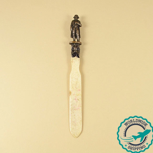 ANTIQUE BONE PAPER Cutter - 19th Century - Napoleon Bonaparte ...