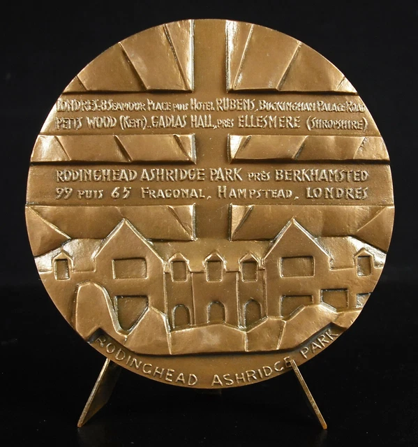 MÉDAILLE GÉNÉRAL DE Gaulle sc Carréga maison angleterre Rodinghead ...