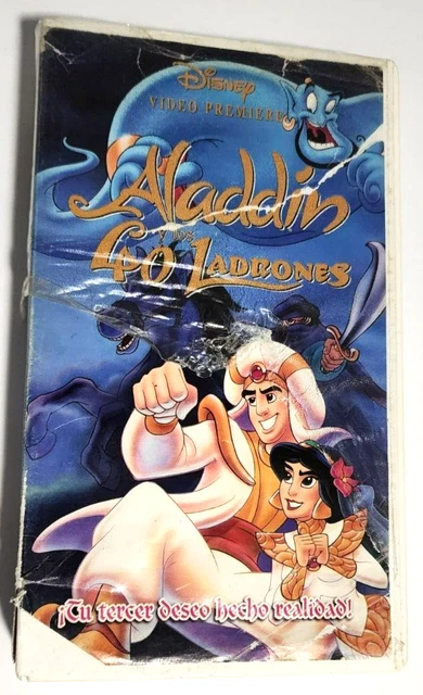 RARE DISNEY ALADDIN y los 40 Ladrones VHS in Spanish (en Español) £28. ...