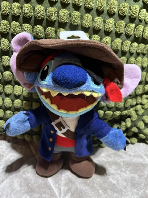 WALT DISNEY WORLD PlushLilo & Stitch Pirate Stitch 11" Soft Toy With ...