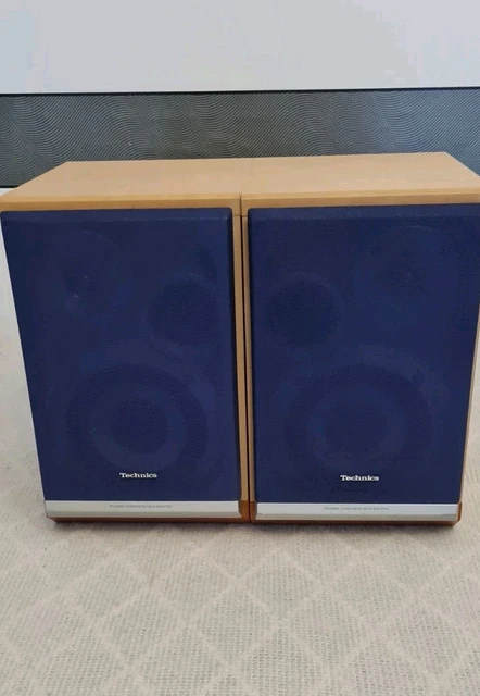 TECHNICS SB-HD505 HI-FI Stereo Bookshelf Speakers Pair, 6 Ohm £42.30 ...