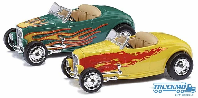 BUSCH FORD HOT Rod Roadster grün gelb 9838597 EUR 14,40 - PicClick DE