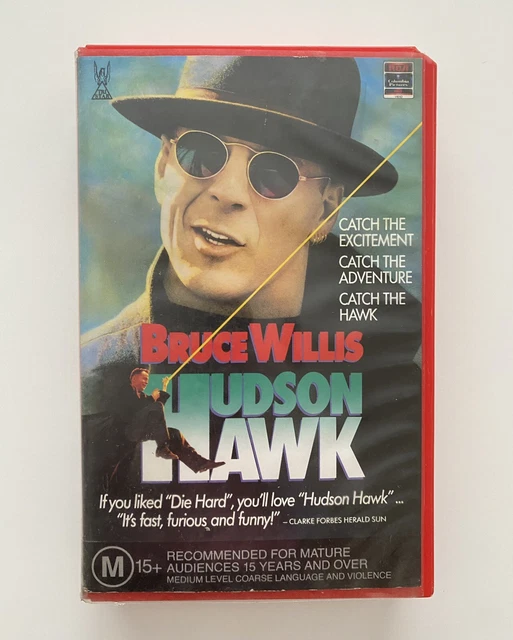 HUDSON HAWK [VHS] RCA Columbia Hoyts Video Big Box Ex-Rental Tape 1991 ...