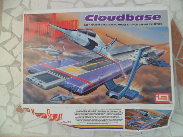 RARE IMAI CAPTAIN Scarlet Cloud Base Model Kit BNIB toy boxed vintage ...
