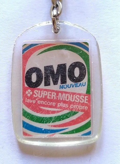 PORTE-CLES LOGO - LESSIVE OMO Super-Mousse VINTAGE 1960s Sympa ! EUR 5 ...