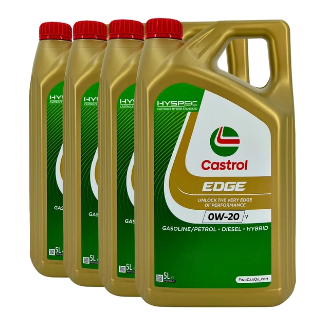 CASTROL EDGE 0W-20 V Moteur SAE 0W-20 , Acea C5, Volvo Vcc RBS0-2AE ...