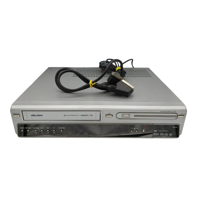 BUSH DVRHS02 6 HEAD DVD VHS Player Recorder Combi Working Tested £69.99 ...