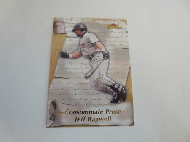 2000 FLEER SHOWCASE Consummate Prose Jeff Bagwell Card #1 de 15 CP EUR ...