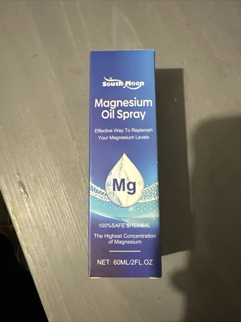 PURE MAGNESIUM OIL Spray, 100% Natural Magnesium Spray for Muscles,60ML ...