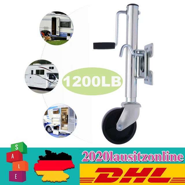 AUTOMATIKSTÜTZRAD STÜTZRAD SCHWERLAST PKW Anhänger Rad Stützrad 1200LB ...