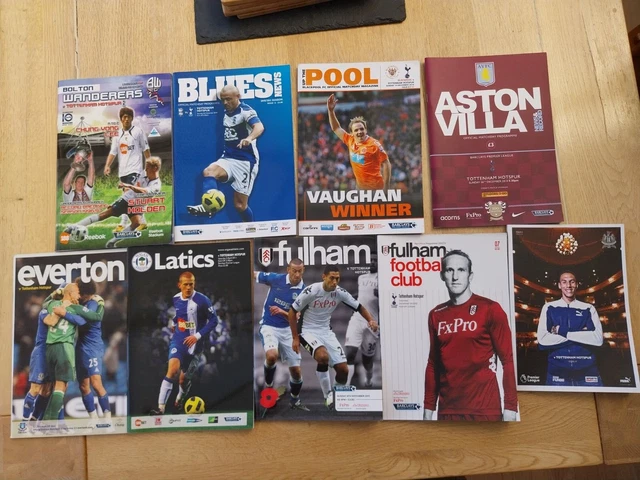 TOTTENHAM SPURS 9 Away Programme Bundle 2010 To 2017 £3.99 - PicClick UK